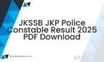 JKSSB JKP Police Constable Result 2025 PDF Download - SarkariJobsSearch